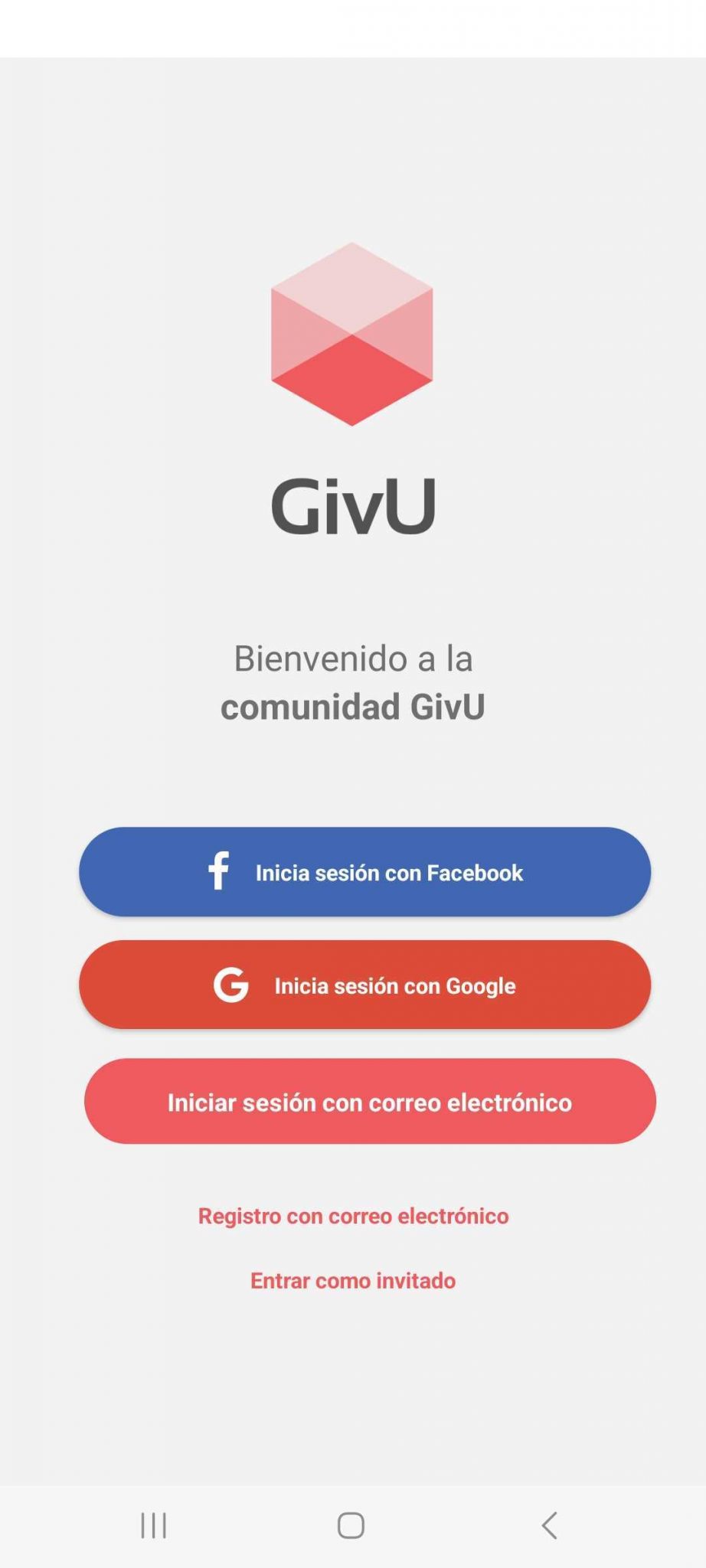 Eliminar cuenta - GivU